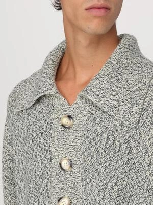 Nanushka Mélange Wool-blend Polo Top