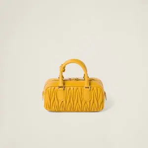 Miu Miu Arcadie Matelassé Nappa Leather Bag