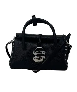 ZANELLATO Baby Dotta Studded Tote Bag - Black