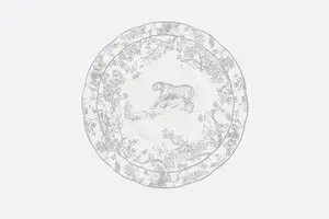 Dior Printed Porcelain Dinner Plate
