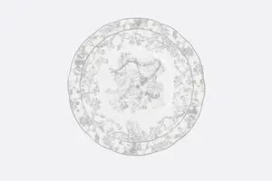 Dior Printed Porcelain Dinner Plate