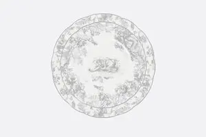 Dior Printed Porcelain Dinner Plate
