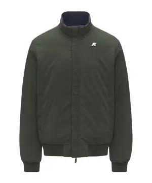 K-WAY Zippered Double-sided Cotton Jacket - Black