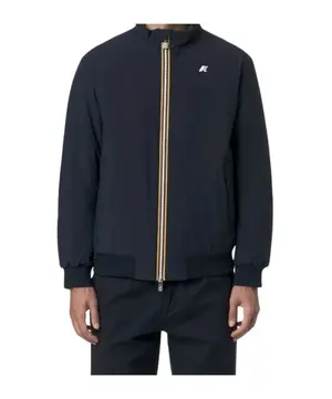 K-WAY Zippered Double-sided Cotton Jacket - Black