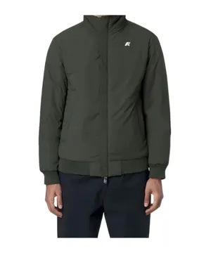 K-WAY Zippered Double-sided Cotton Jacket - Black