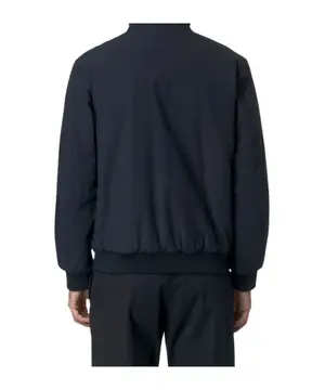 K-WAY Zippered Double-sided Cotton Jacket - Black