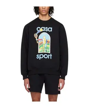 Casablanca Case Sport Graphic Printed Sweatshirt
