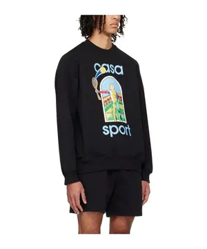 Casablanca Case Sport Graphic Printed Sweatshirt