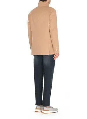 Brunello Cucinelli Stand Collar Short Coat