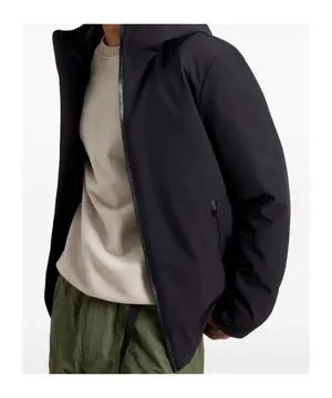 Woolrich Softshell Jacket With Hood And Zip Fastening