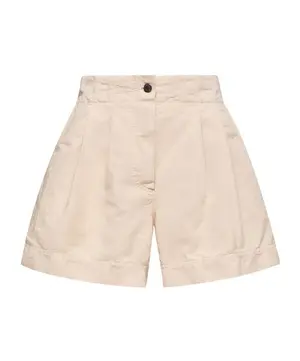 Moncler Cotton Linen Blend Shorts