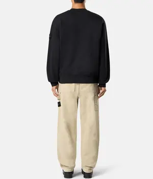 Stone Island Logo Patch Crewneck Sweatshirt