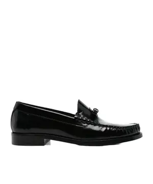 STUART WEITZMAN Lottie Bow Loafers - Black