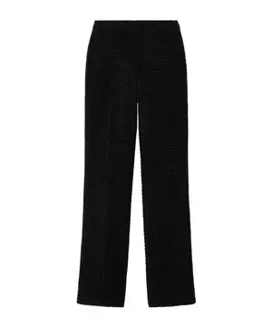 Loro Piana Timi Textured High-waisted Trousers