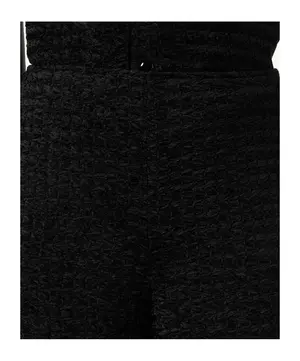 Loro Piana Timi Textured High-waisted Trousers