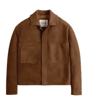 TOD'S Long-sleeved Casual Jacket - Brown