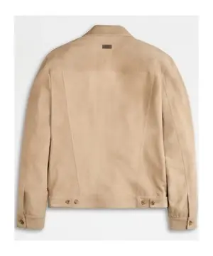 TOD'S Long-sleeved Leather Jacket