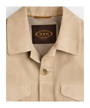TOD'S Long-sleeved Leather Jacket
