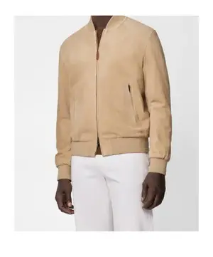 TOD'S Suede Bomber Jacket
