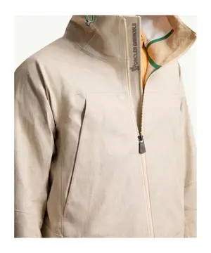 Moncler Blagnac Linen Hooded Jacket