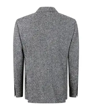 LARDINI Textured Two-button Blazer
