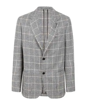 LARDINI Single-breasted Tailored Blazer - Gray