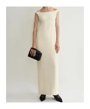 TOTEME Off-the-shoulder Maxi Dress