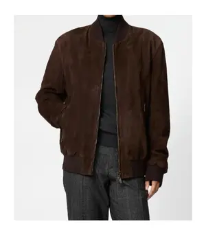 TOD'S Suede Bomber Jacket