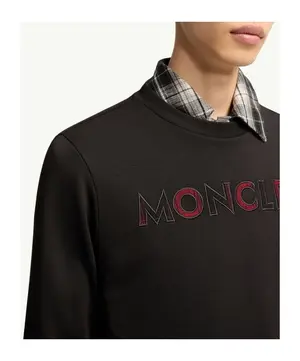 Moncler Logo Cotton Blend Sweatshirt