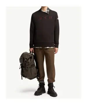 Moncler Logo Cotton Blend Sweatshirt
