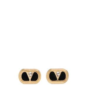 Valentino Garavani Vlogo Embellished Earrings
