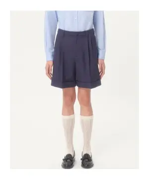 Valentino Garavani Cuffed Wool Bermuda Shorts