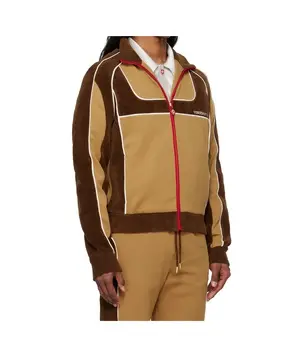 Casablanca Chenille Panelled Track Jacket