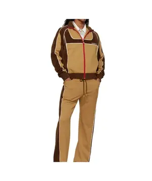 Casablanca Chenille Panelled Track Jacket