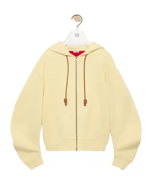 Loewe Cotton Flamenco Hoodie - Vanilla