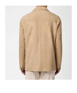 TOD'S Pashmy Suede Blazer With T-stitch Detailing