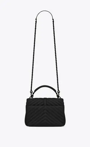 Saint Laurent College Medium Shoulder Bag - Black