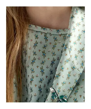 Prada Floral Print Duchess Dress