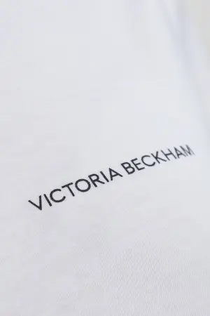 Victoria Beckham Logo Printed Crewneck T-shirt