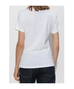 Victoria Beckham Logo Printed Crewneck T-shirt