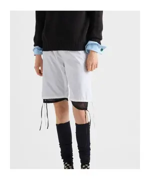 Prada Poplin Bermuda Shorts