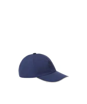 Loro Piana Loro Piana Logo-Embroidered Baseball Cap Ocean Cavern/ivory