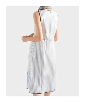 Prada Striped Dress With Bow