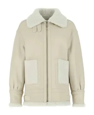 Fendi Shearling Jacket - Nude