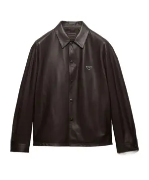 Prada Nappa Leather Shirt