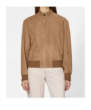 TOD'S Suede Bomber Jacket