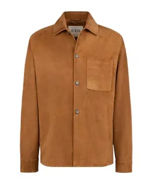 TOD'S Pashmy Shirt Jacket - Brown