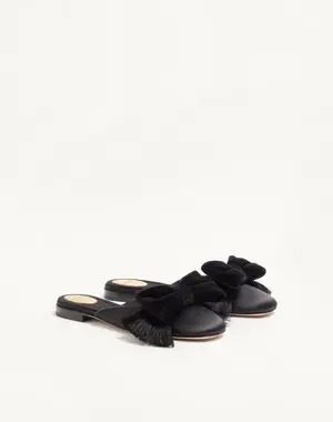 Valentino Garavani Slingback Mules With Bow Detailing