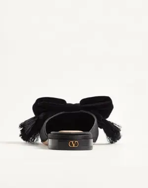 Valentino Garavani Slingback Mules With Bow Detailing
