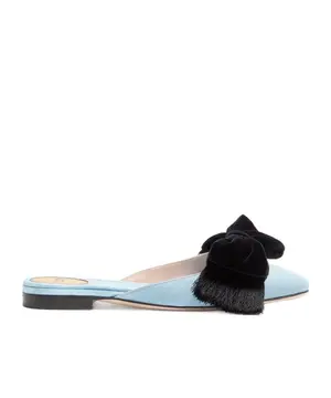 VALENTINO Reinette Satin Mule